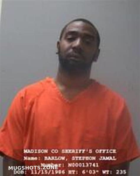 Stephon Jamal Barlow 04022024 Madison County Mugshots Zone