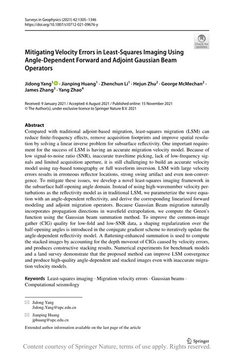 Mitigating Velocity Errors In Least Squares Imaging Using Angle Dependent Forward And Adjoint