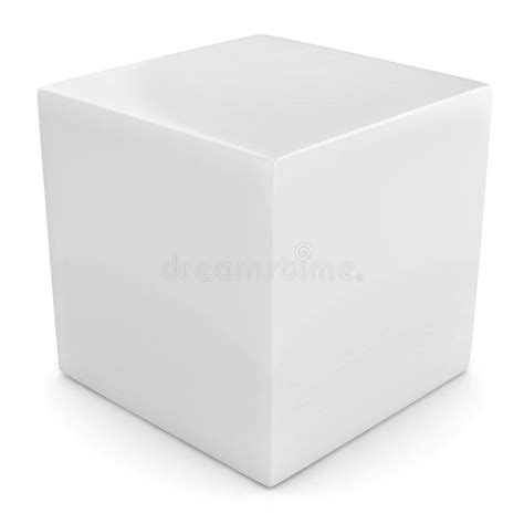 White 3d Cube