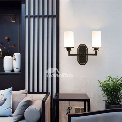 Black Modern Bedside Wall Sconces Brass Art Deco Living Room Home