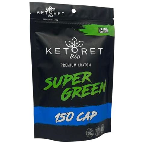 Ketoret Kratom Capsules Super Green 150 Caps Uns Wholesale
