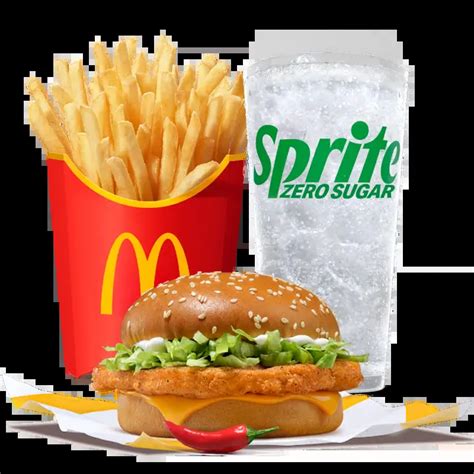 Order Mcchicken Spicy Meal Large From Mcdonalds Riyadh Bader