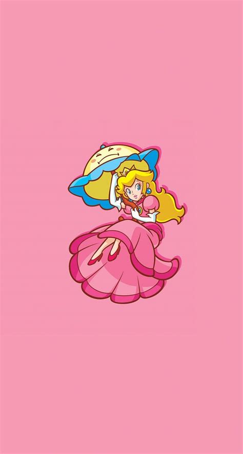 Nintendo Princess Peach Aesthetic Phone Background Wallpaper Peach