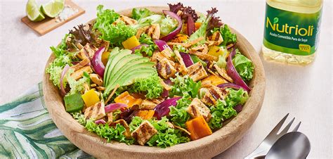 Ensaladas De Pollo Con Verduras