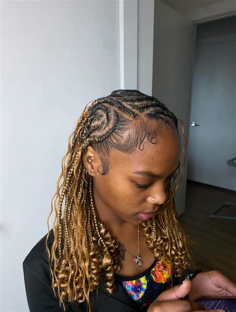 15 Short Fulani Braids Styles With Curls Thrivenaija