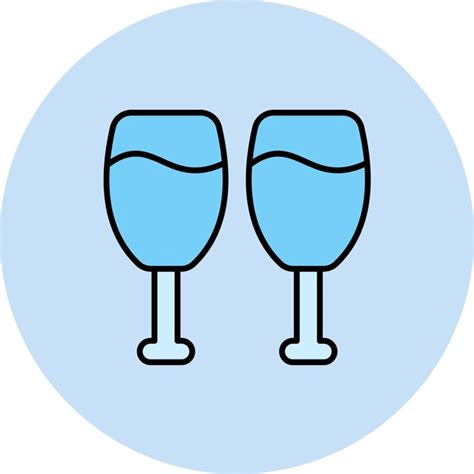Premium Vector Drink Glass Flat Illustration