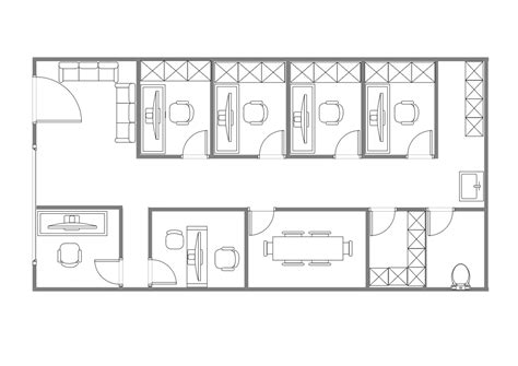 Office Space Layout Edrawmax Template