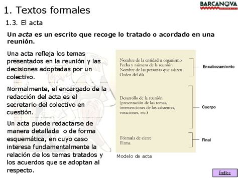Tipos De Texto Textos Formales Gramtica Las Proposiciones