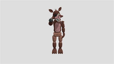 Splinks Rafa Withered Foxy Fnafsfm1 Download Free 3d Model By