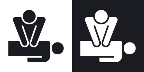 20 Cpr Training Black Stock Illustrations Royalty Free Vector