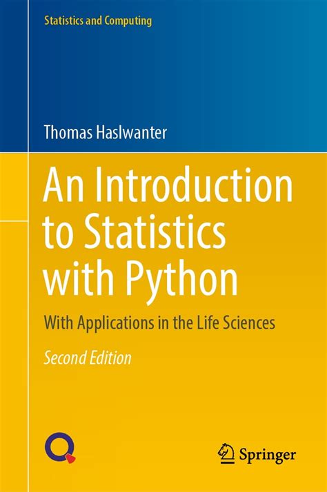 An Introduction To Statistics With Python Ebook By Thomas Haslwanter Epub Rakuten Kobo