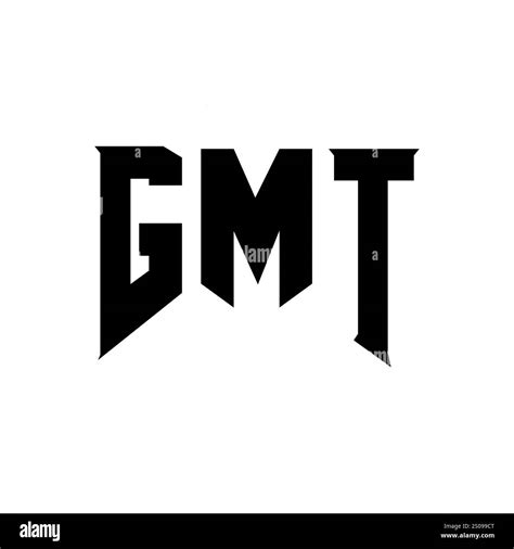 Gmt Letter Logo Design For Technology Company Gmt Logo Design Black