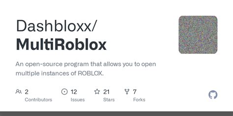 Github Dashbloxxmultiroblox An Open Source Program That Allows You