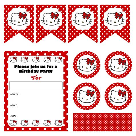 Hello Kitty Happy Birthday Printable