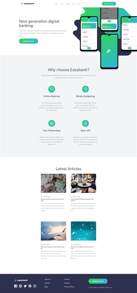 Responsive Landing Page Built Using Flexbox And Css Grid Coding