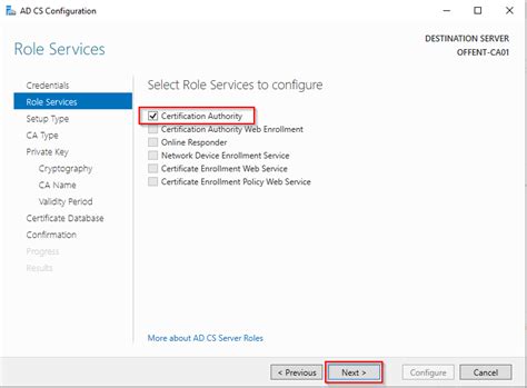 Setup Server Enterprise CA Offline Root CA VMLabBlog