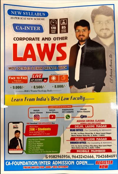 Ashish Arora Classes Fees Contact Hostels Courses Reviews