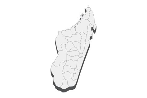 3d Map Illustration Of Madagascar 12031273 Png