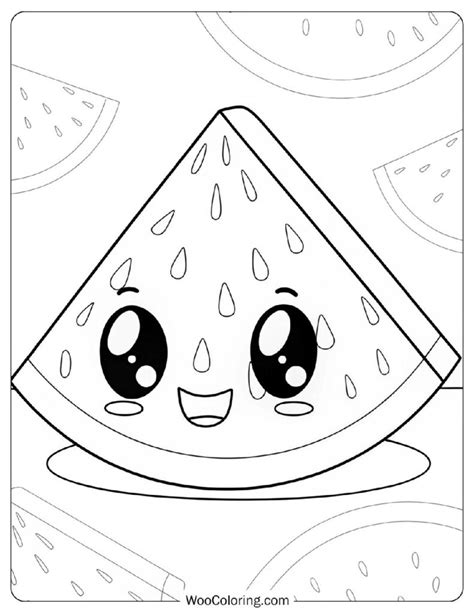22 Watermelon Coloring Pages Free Pdf To Print Woo Coloring