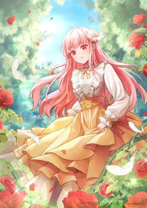 Chica Anime En Vestido 60 Imágenes