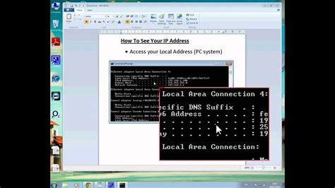 How To Find My Ip Address Basic Tutorial Youtube