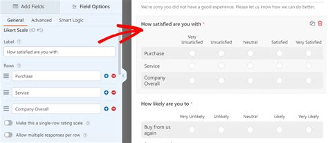 How To Add Matrix Survey Questions To A Form With Template