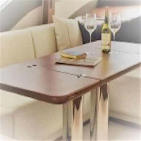 Polished Table Leaf Hinge Camper Happy