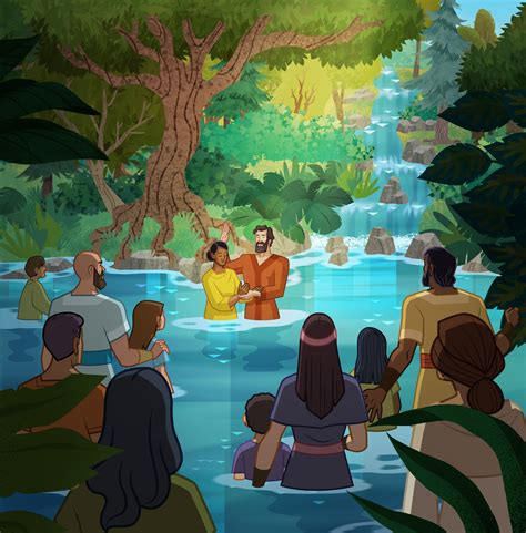 Alma At The Waters Of Mormon