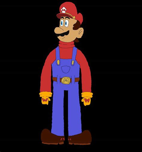 Mario Redesign By Glitch Dem0n On Deviantart