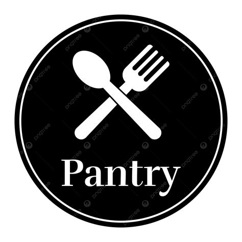 Pantry Black Sign Vector Pantry Black Sign Pantry Black Signage