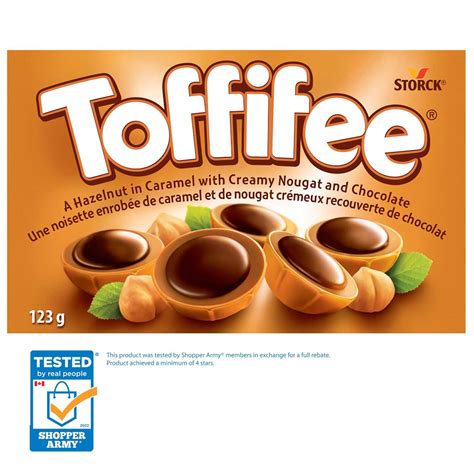 Toffifee Hazelnut Caramel Chocolate Candy 123 G Canadian Tire
