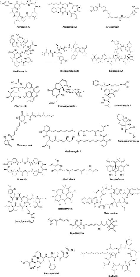 Chemical Structures Of Some Anticancer Nonribosomal Peptides And Download Scientific Diagram