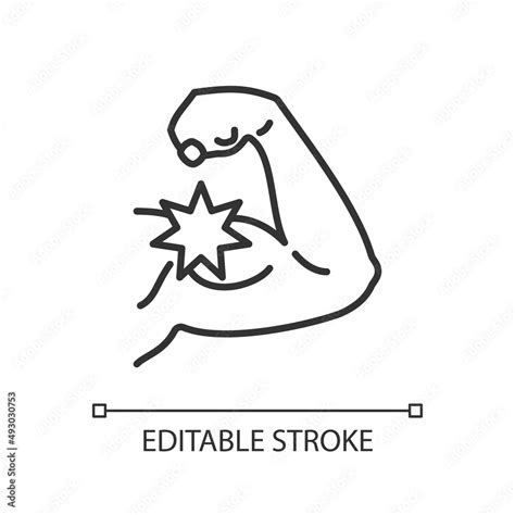 Soft Tissue Sarcoma Linear Icon Malignant Tumor Symptoms And