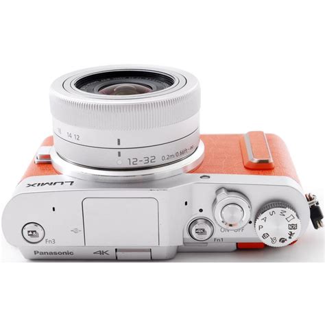 Lumix Gシリーズ パナソニック ミラーレス Panasonic Dc Gf10 レンズキット オレンジ 中古 Wi Fi搭載 新品sd