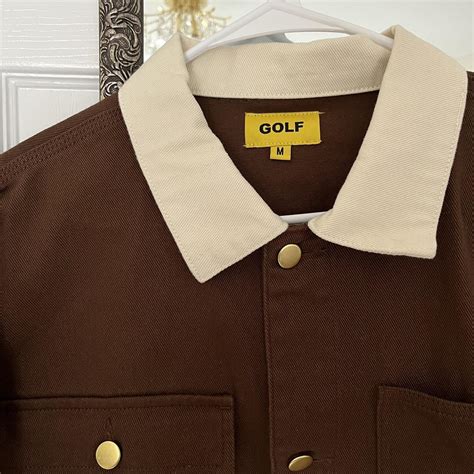 Golf Wang Mens Brown Jacket Depop