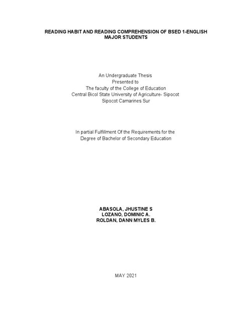 Research Proposal Docz Pdf Reading Comprehension Motivational