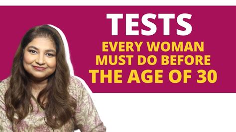 Essential Health Tests For Women Before 30 Explains Dr Sudeshna Ray