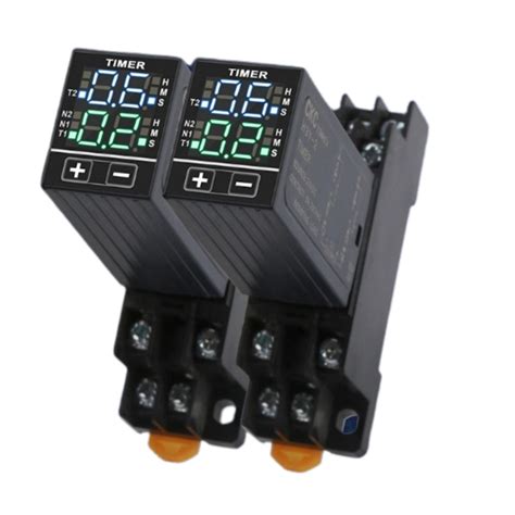 Timer Mini H3y 2 điện Tử Rơ Le Thời Gian Kỹ Thuật Số 01s 99h Chế độ On Off Delay Bật Tắt Chu
