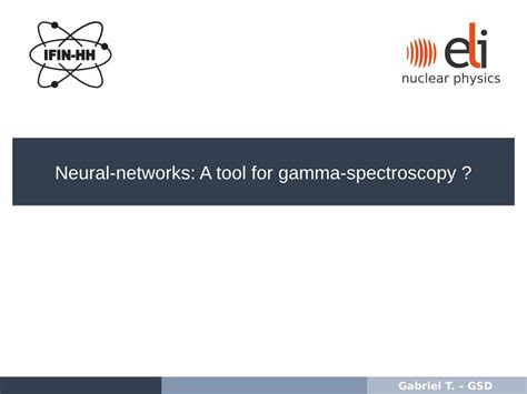pdf neural networks a tool for gamma spectroscopy dokumen tips