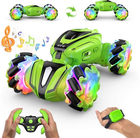Resosese Rc Stunt Cars Remote Control Car Double Sided