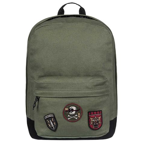 Dc Shoes Backstack Canva Backpack Green Xtremeinn