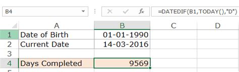 How To Use Excel Datedif Function With Examples