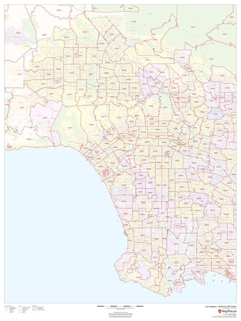 La Ca Zip Code Map At Peter French Blog