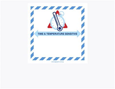 Time And Temperature Sensitive Label Dg Experts