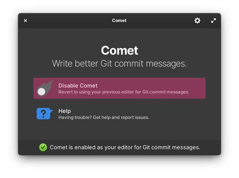 github small tech comet a beautiful git commit message editor for elementary os