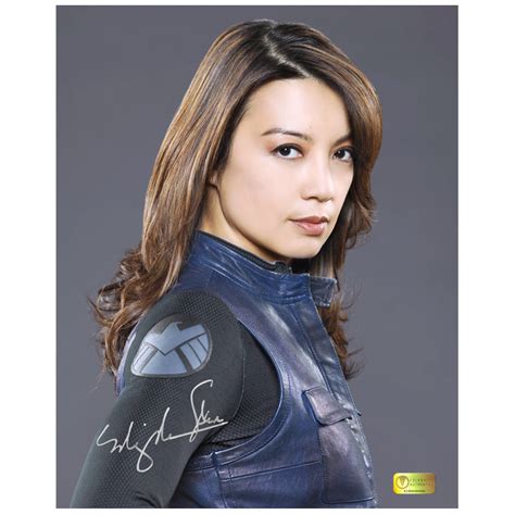 Ming Na Wen Autographed Agents Of Shield Agent May 8×10 Portrait