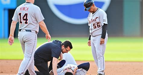Tigers All Star 2b Gleyber Torres Neck Ok After Exiting Vs Guardians