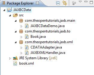 JAXB Marshalling And Unmarshalling CDATA Block IByteCode Technologies