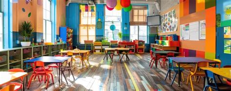 Explore A Vibrant And Visually Appealing Classroom Design With