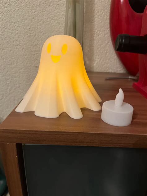 Halloween Ghost Tealight By Vitormhsmakerworld Download Free 3d Models